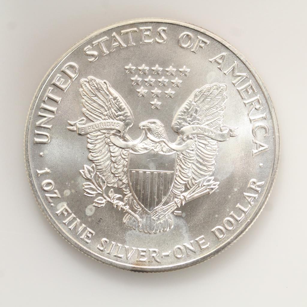 1990 Silver American Eagle Dollar 1 oz | Property Room