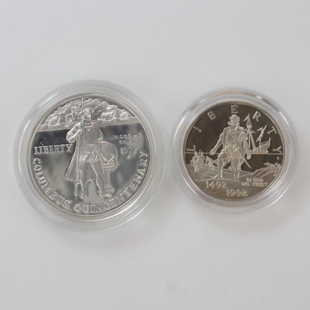 1992 US Columbus Quincentenary Coin Commemorative Proof Set | Property Room