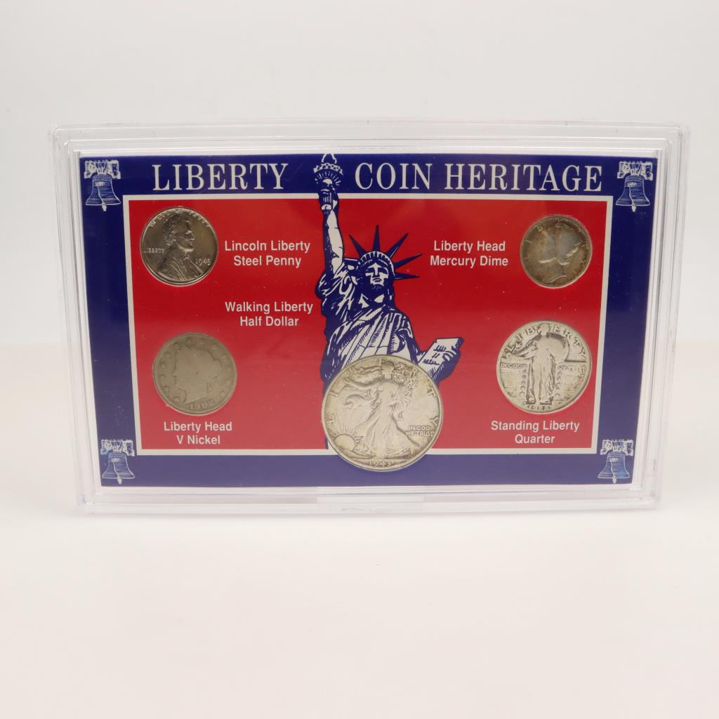 1993 US Mint Liberty Coin Heritage Collection Set W/ COA | Property Room