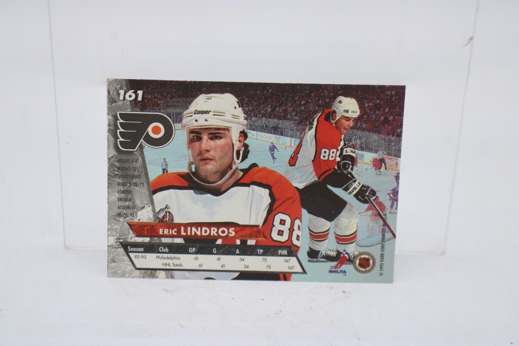 1993-94 Fleer Ultra Eric Lindros Rookie Card #161 | Property Room