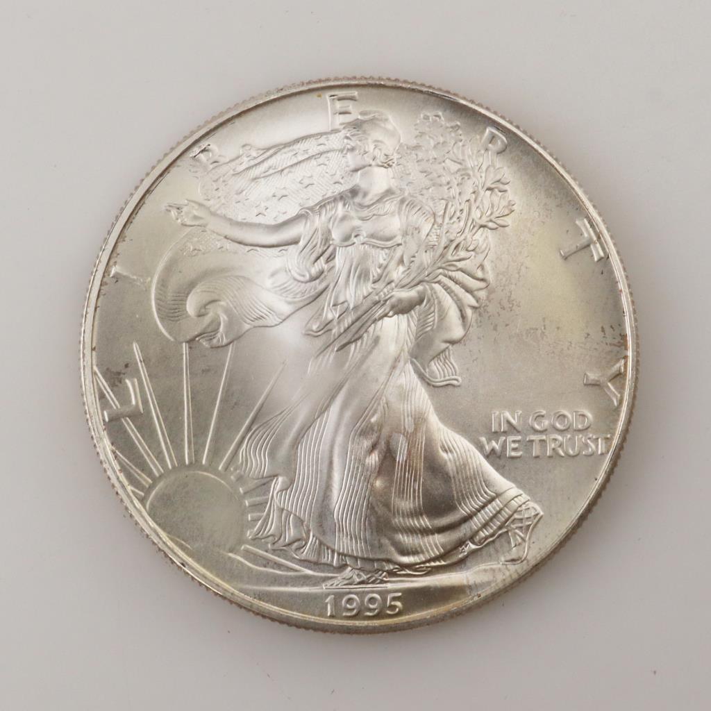 1995 American Eagle Fine Silver 1oz Dollar | Property Room