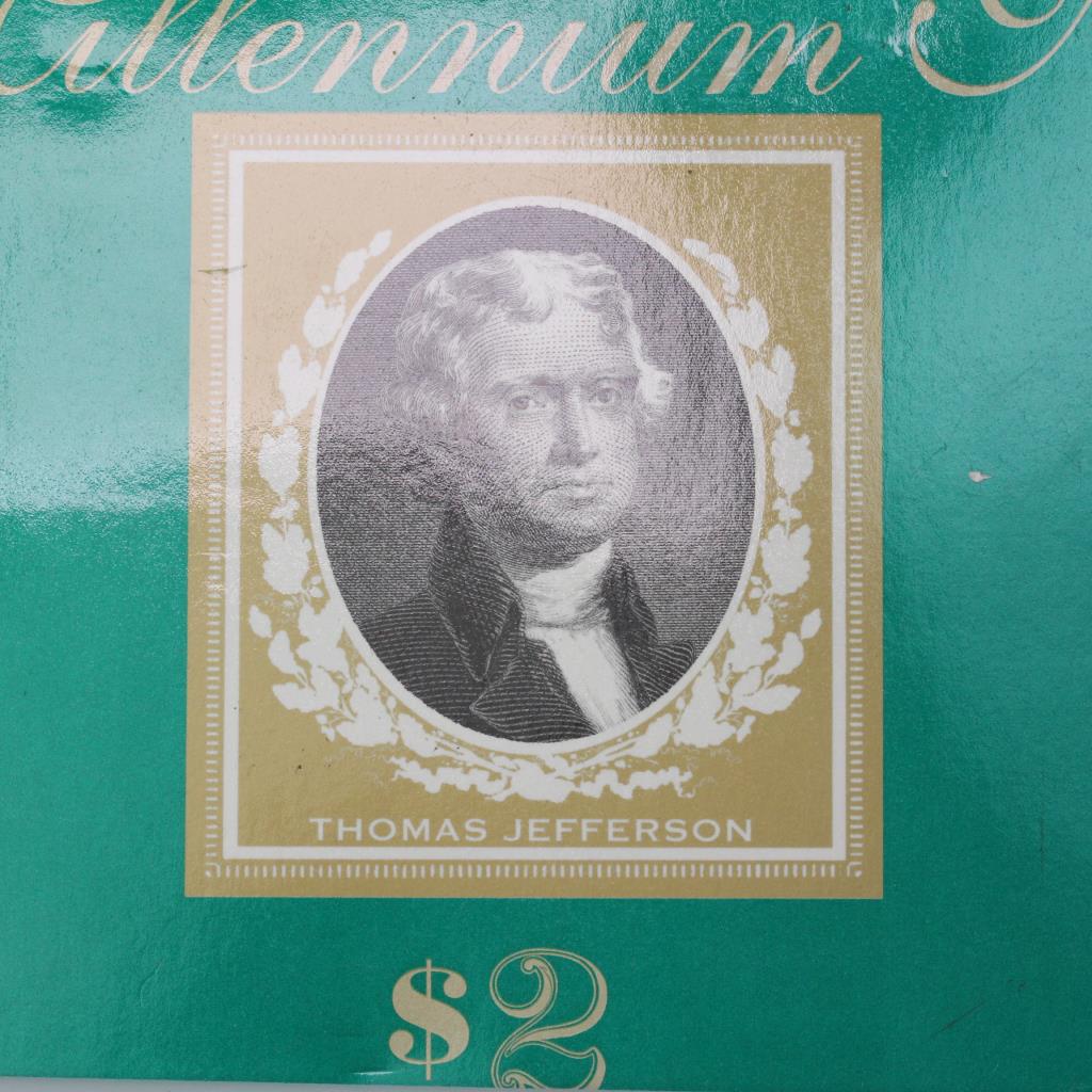 1995 Green Seal $2 Star Note In Collector's Folder | Property Room