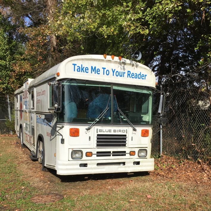 1996 Blue Bird Bookmobile Bus (Durham, NC 27703) | Property Room
