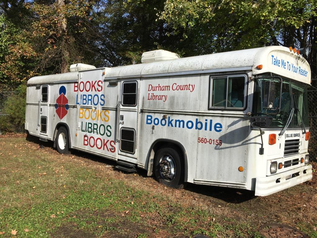 1996 Blue Bird Bookmobile Bus (Durham, NC 27703) | Property Room