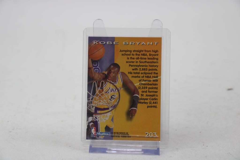 1996 Skybox Premium Kobe Bryant Rookie Card #203 | Property Room