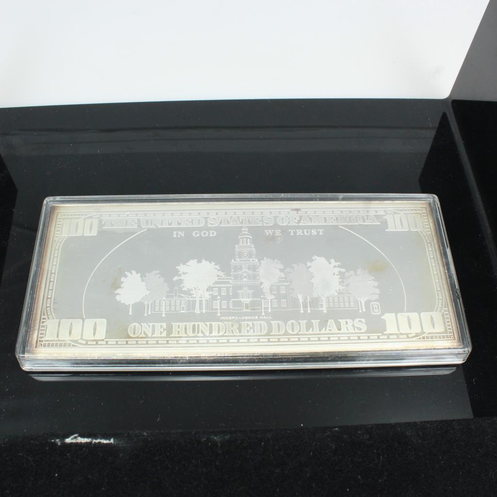 1997 $100 Silver Proof Franklin Federal Reserve Note | Property Room