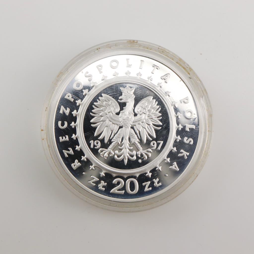 1997 Poland 20 Zlotys Silver Proof Coin | Property Room