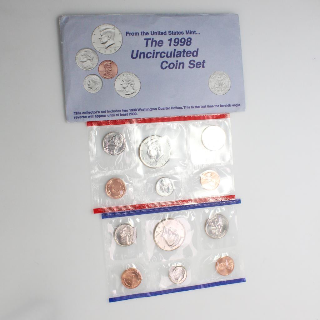 1998 Uncirculated Coin Set | Property Room