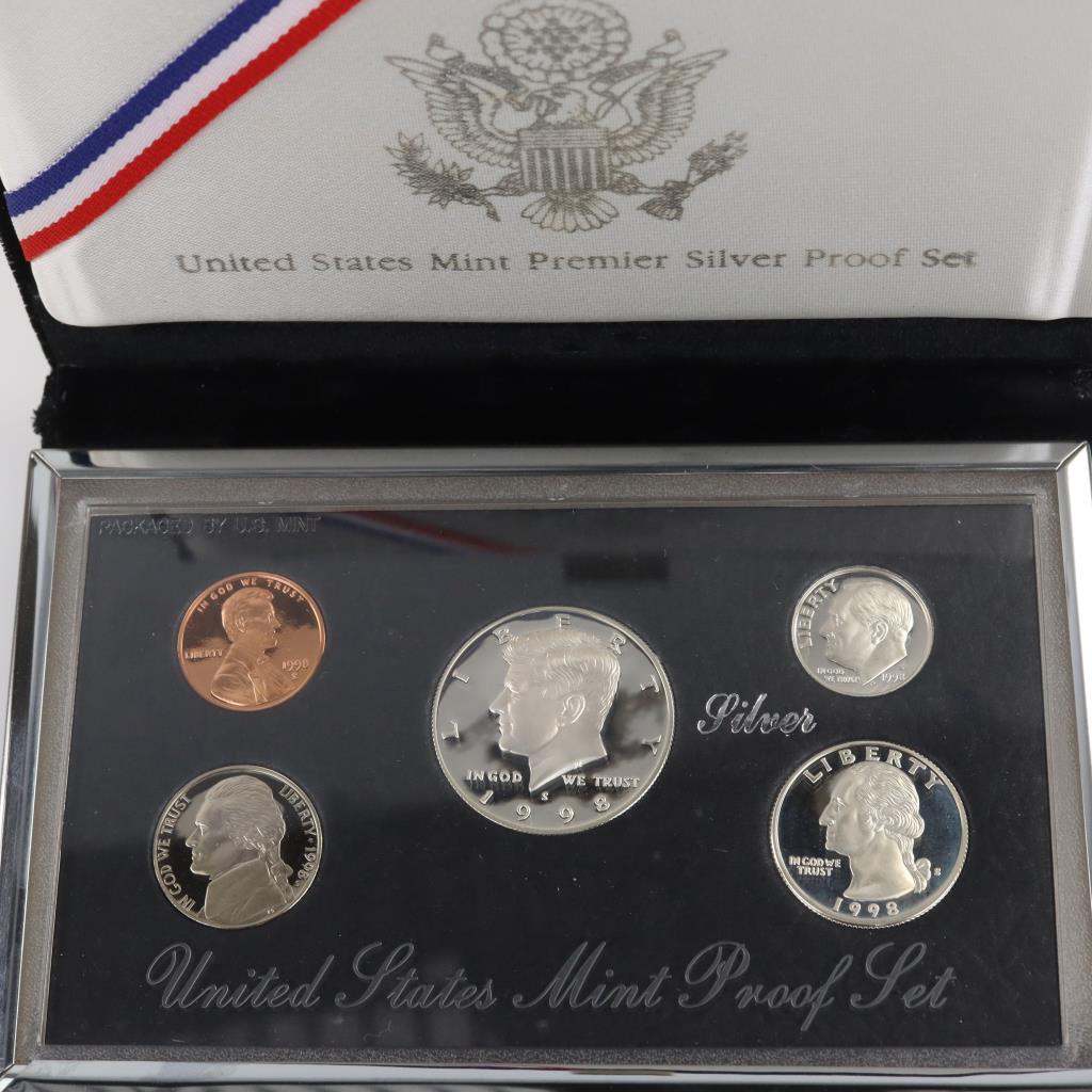 1998-S US Mint Premier Silver Proof Set | Property Room