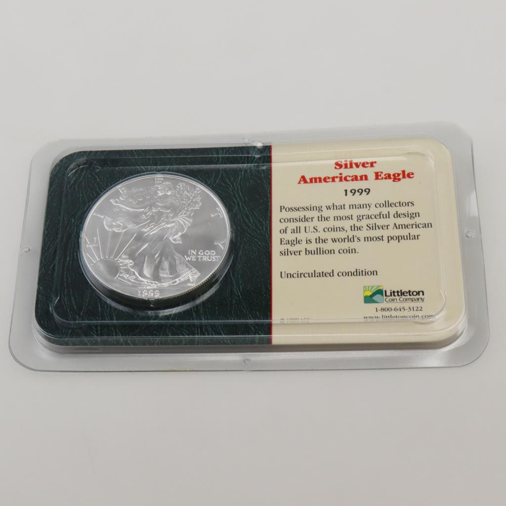 1999 American Eagle Fine Silver Dollar 1oz | Property Room