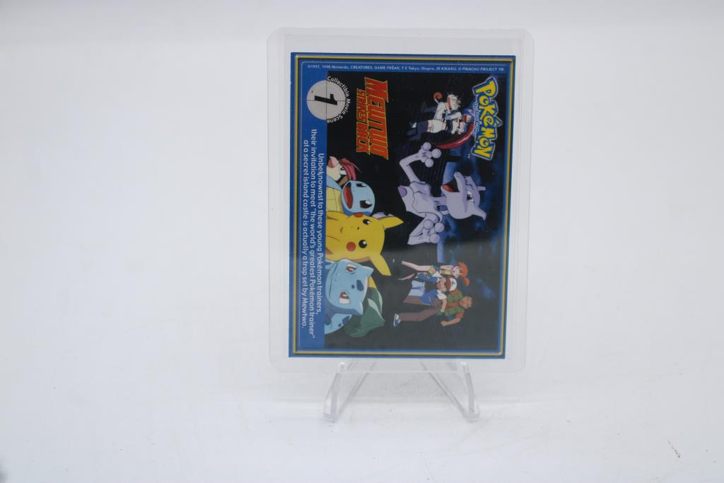 1999 Burger King PokeTrivia Promo Card - CHARIZARD #06 Mewtwo Strikes ...