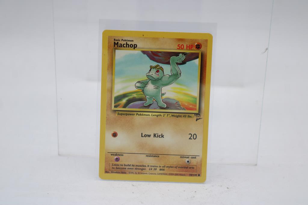 1999 Pokemon WOTC Base Set 2 Machop 78/130 | Property Room