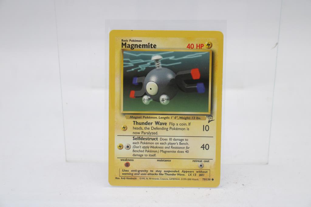 1999 Pokemon WOTC Base Set 2 Magnemite 79/130 | Property Room
