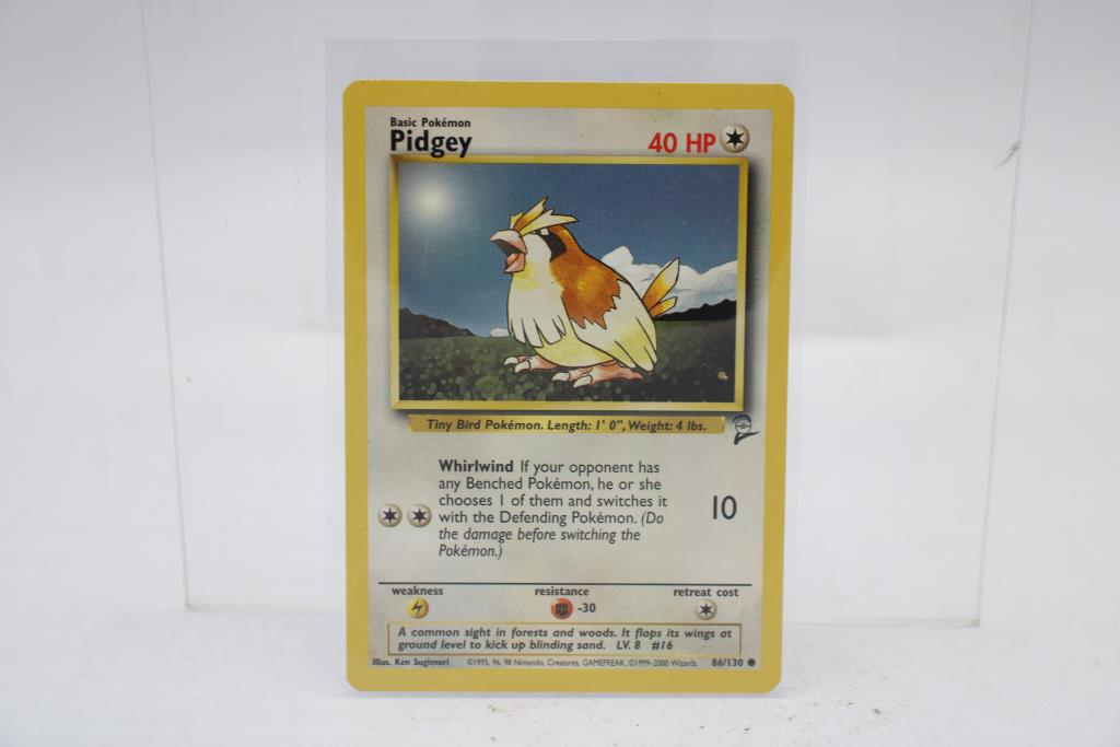 1999 Pokemon WOTC Base Set 2 Pidgey 86/130 | Property Room