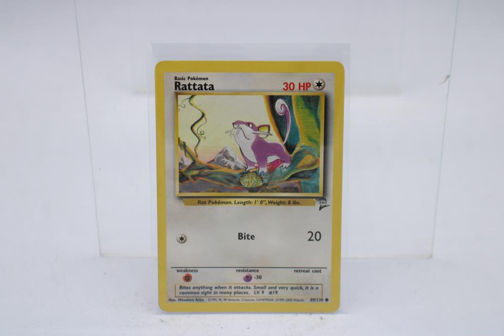 1999 Pokemon WOTC Base Set 2 Rattata 89/130 | Property Room