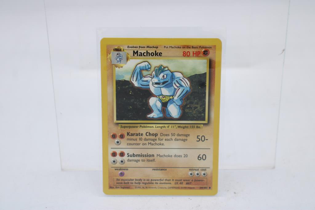 1999 Pokemon WOTC Base Set Machoke 34/102 | Property Room