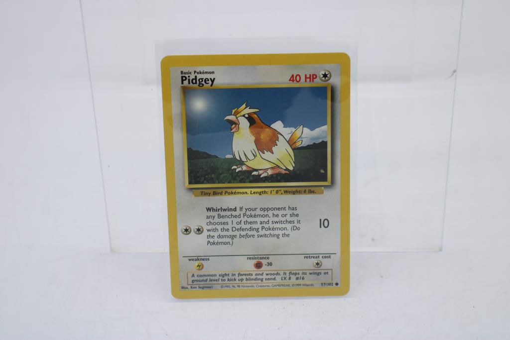 1999 Pokemon WOTC Base Set Pidgey 57/102 | Property Room