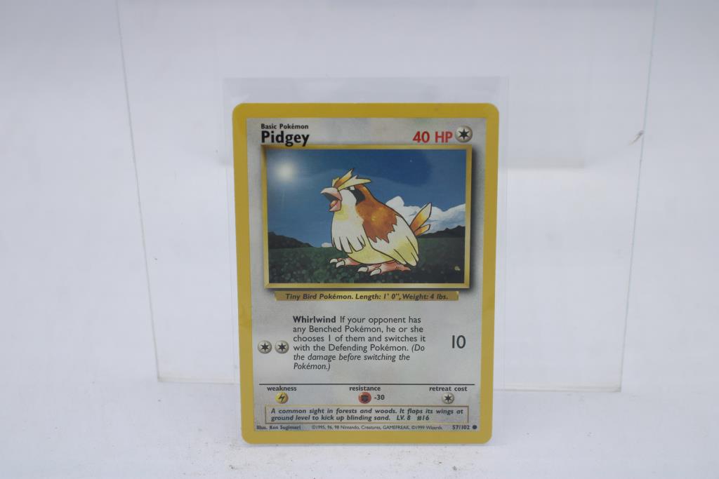 1999 Pokemon WOTC Base Set Pidgey 57/102 | Property Room