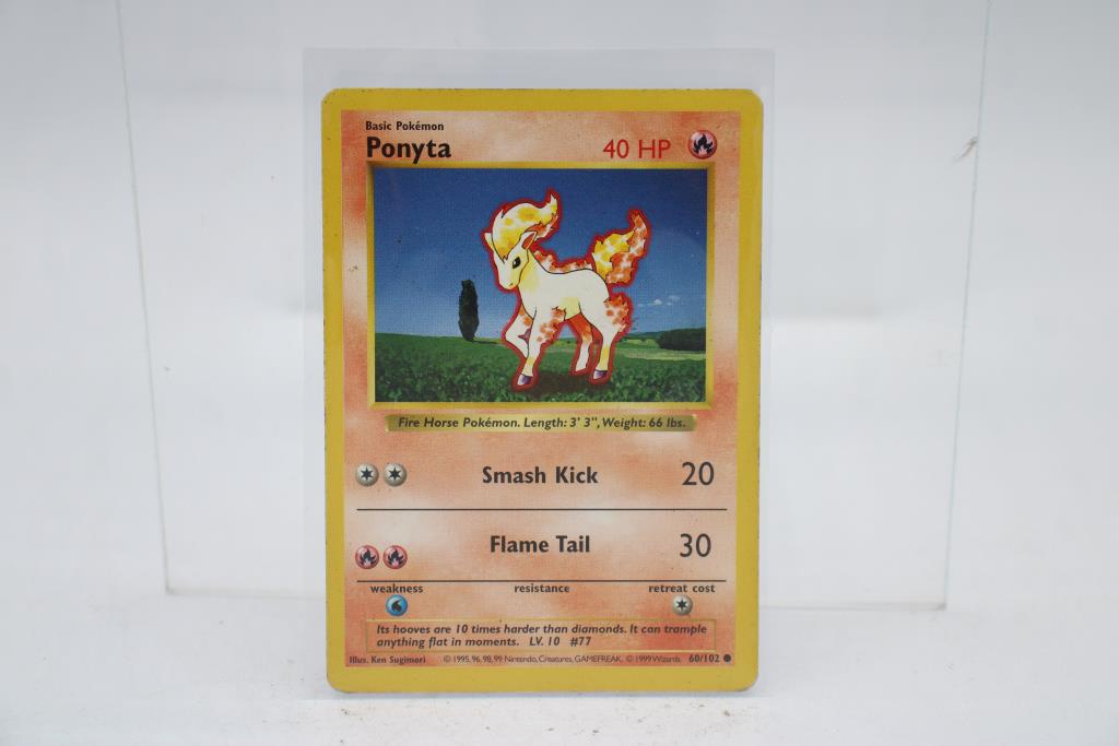 1999 Pokemon WOTC Base Set Ponyta 60/102 | Property Room