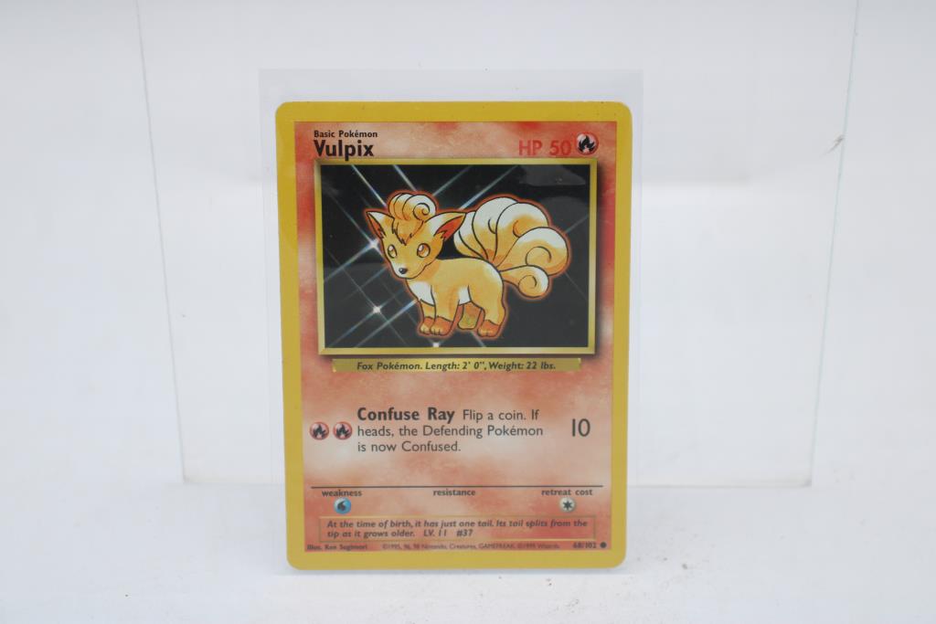 1999 Pokemon WOTC Base Set Vulpix 68/102 | Property Room