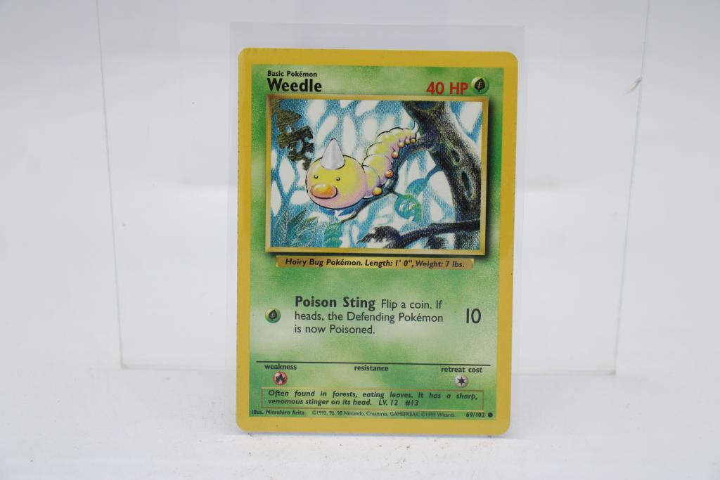 1999 Pokemon WOTC Base Set Weedle 69/102 | Property Room
