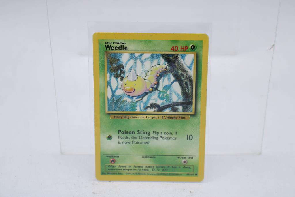 1999 Pokemon WOTC Base Set Weedle 69/102 | Property Room