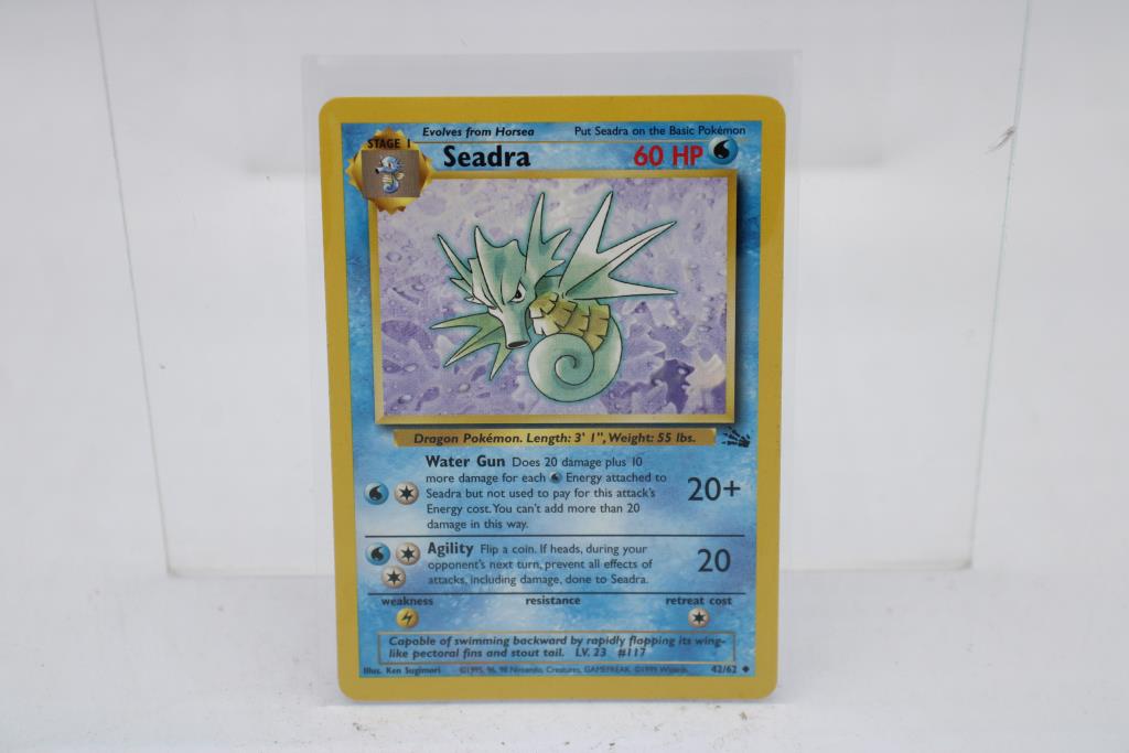 1999 Pokemon WOTC Fossil Set Seadra 42/62 | Property Room