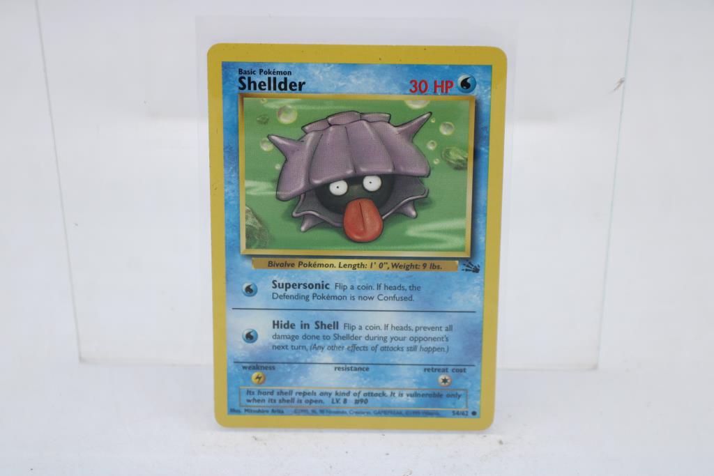 1999 Pokemon WOTC Fossil Set Shellder 54/62 | Property Room