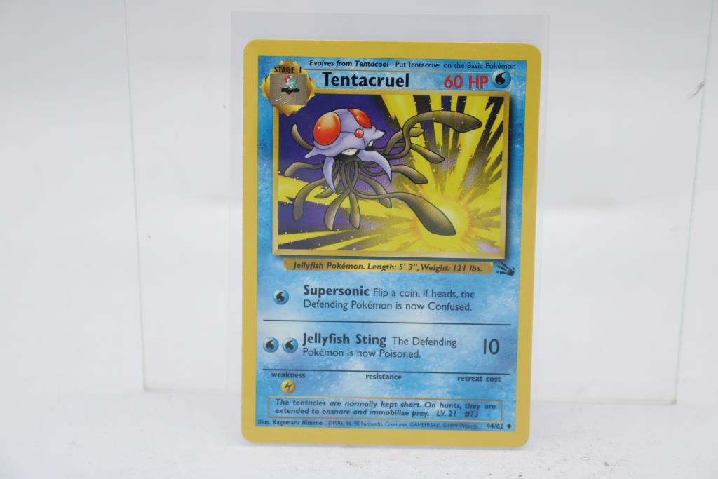 1999 Pokemon WOTC Fossil Set Tentacruel 44/62 | Property Room