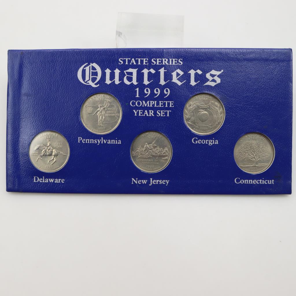 1999 Statehood Quarters Set; 5 Pieces | Property Room
