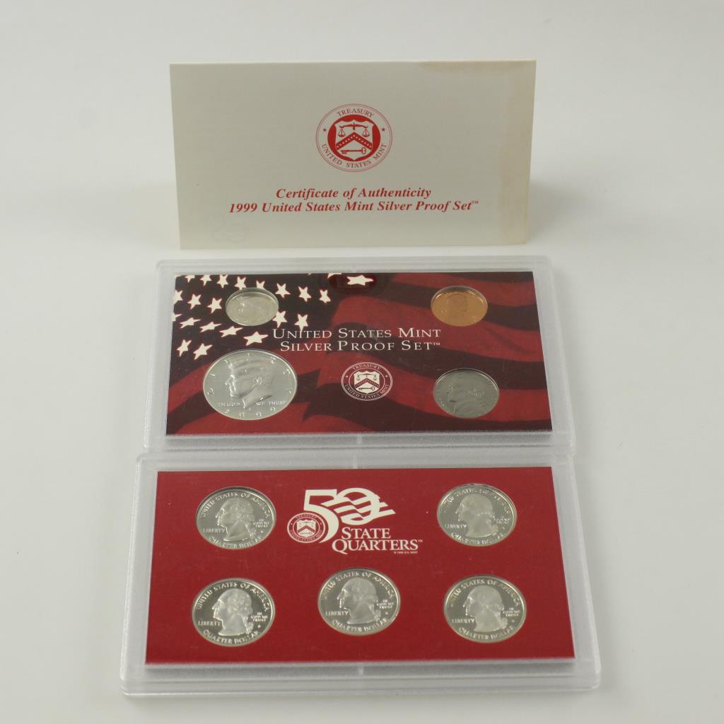 1999 US Mint Silver Proof Set | Property Room