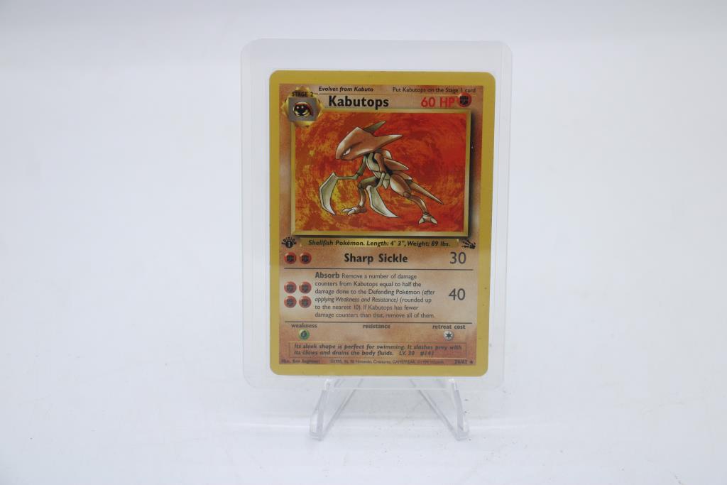 1999 WOTC Pokemon Kabutops 24/62 Fossil | Property Room