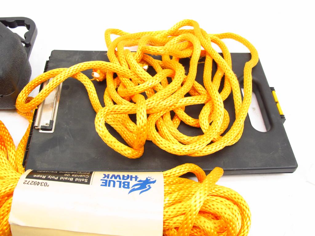 Blue Hawk Rope, Floor Jack, And More 10+ Pieces | Property Room
