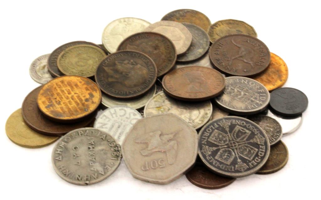 Mixed Coins, 20+ Pieces | Property Room
