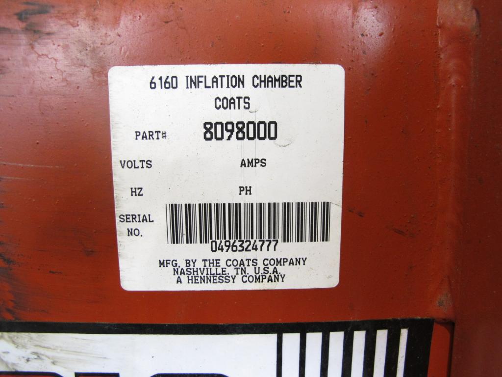 Coats 6160 Inflation Chamber **APPT ONLY** | Property Room