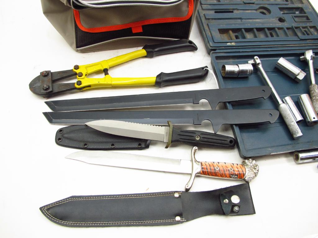 Socket Set, Bolt Cutters, And More 5+ Pieces | Property Room