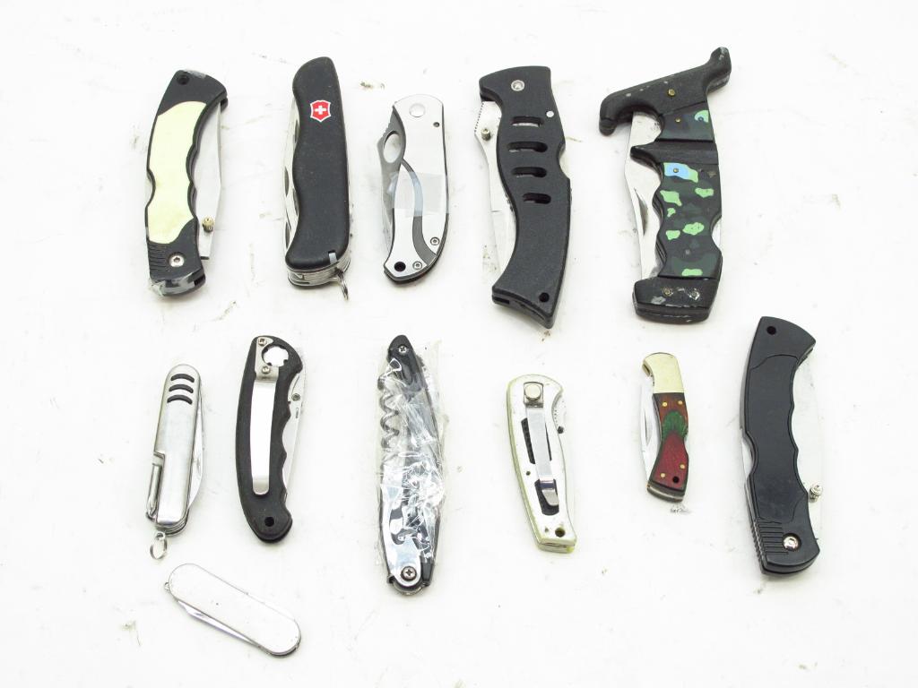 Green Beret, Pazoda Knives & Other Assorted Knives, 12 Pieces ...