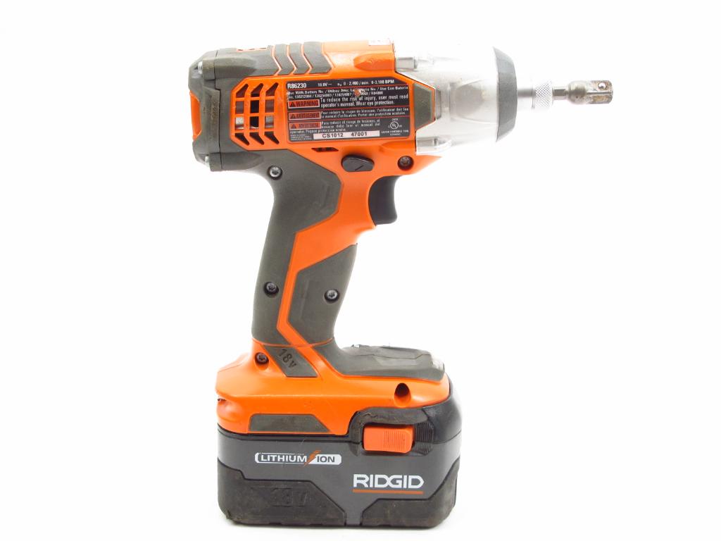 Ridgid Cordless Impact Gun | Property Room