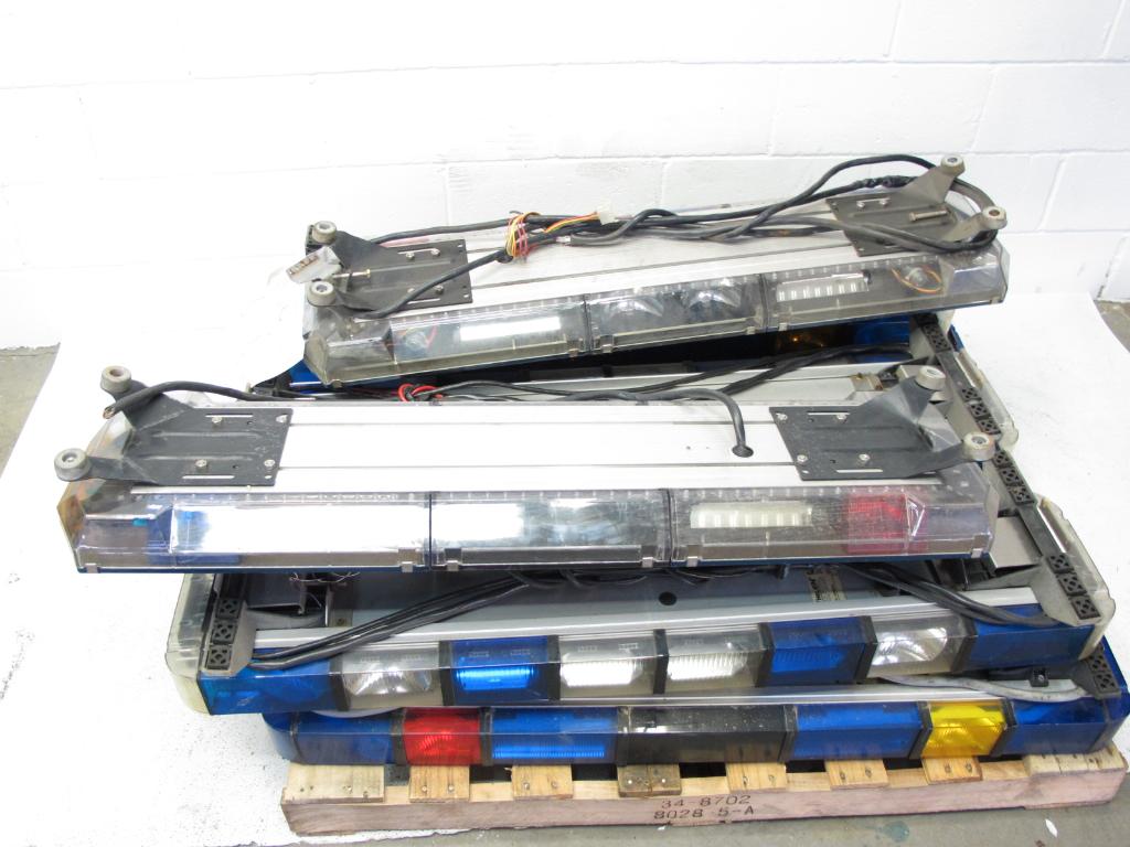 Whelen And Code 3 Lightbars, 8 Pieces | Property Room