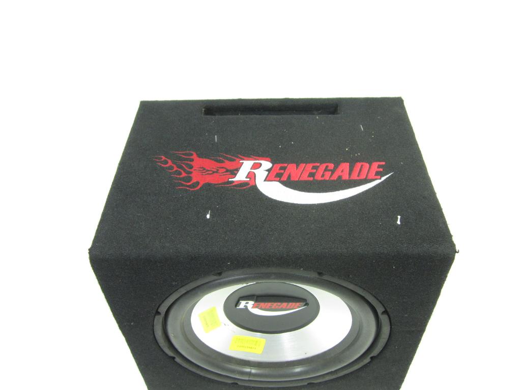12" Renegade Speaker In Bandpass Box | Property Room