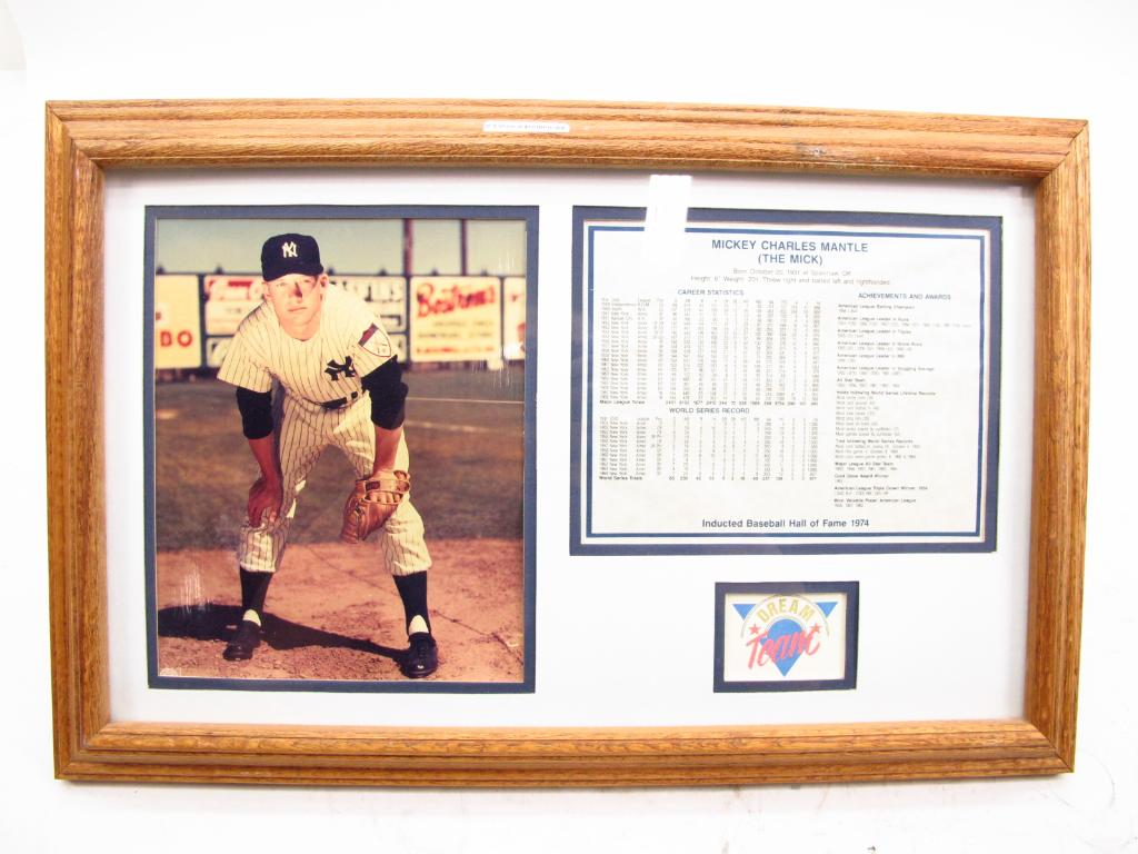Mickey Charles Mantle Photo And Career Stats | Property Room