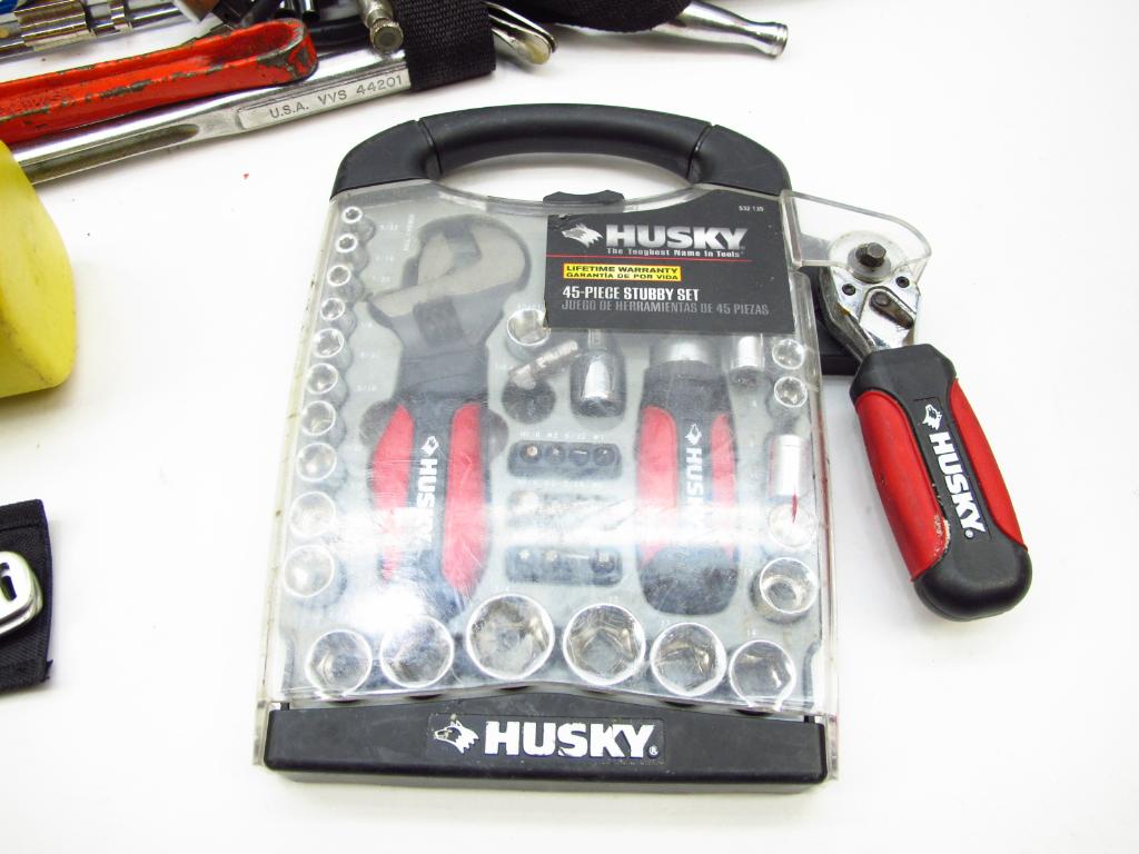 Husky Stubby Tool Set, Rops, And Assorted Tools | Property Room