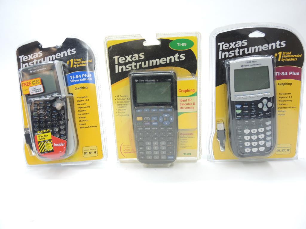 Texas Instrument Calculators, 3 Pieces | Property Room