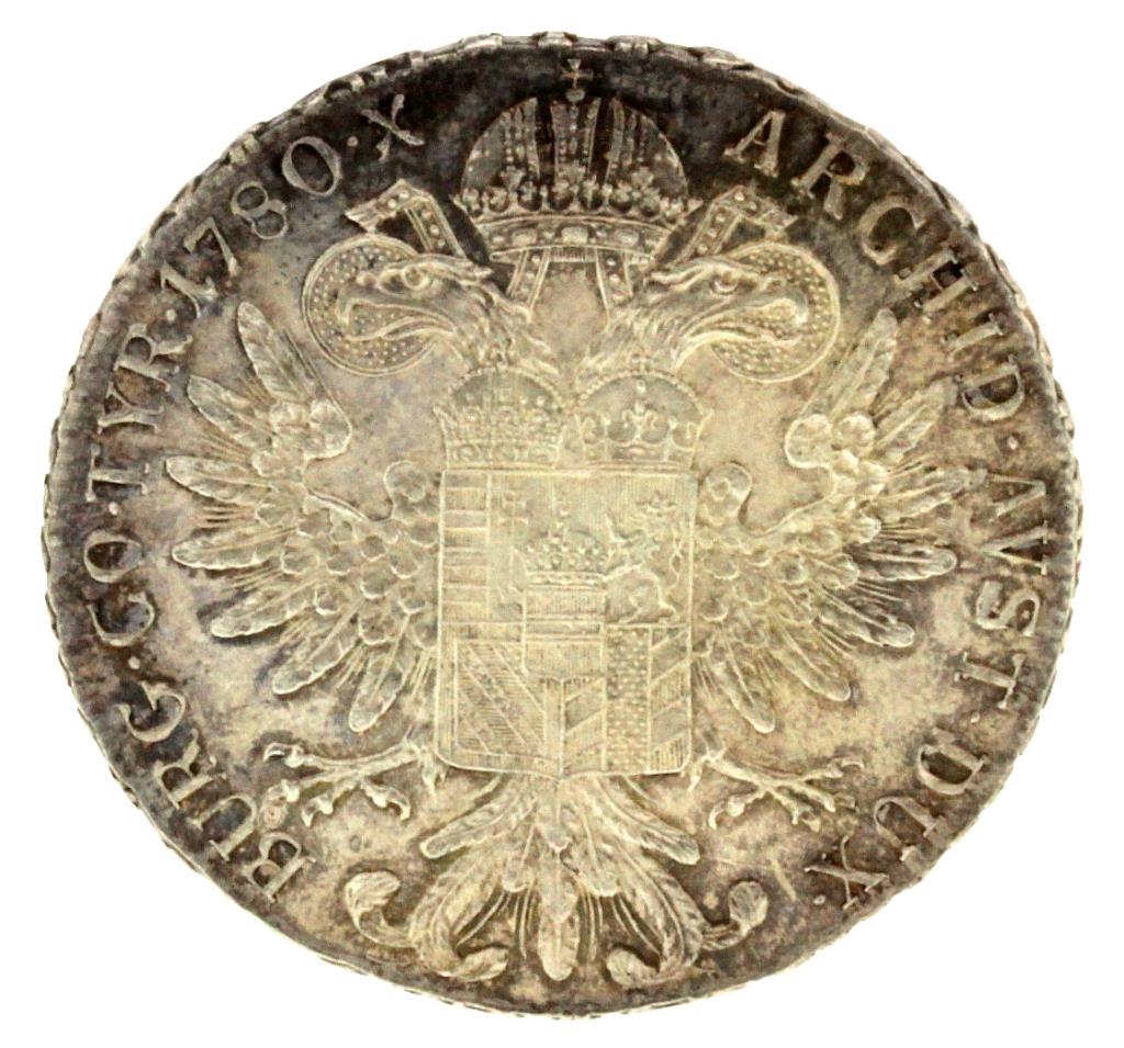 1780-X Austrian .833 Silver Thaler Bullion Coin | Property Room