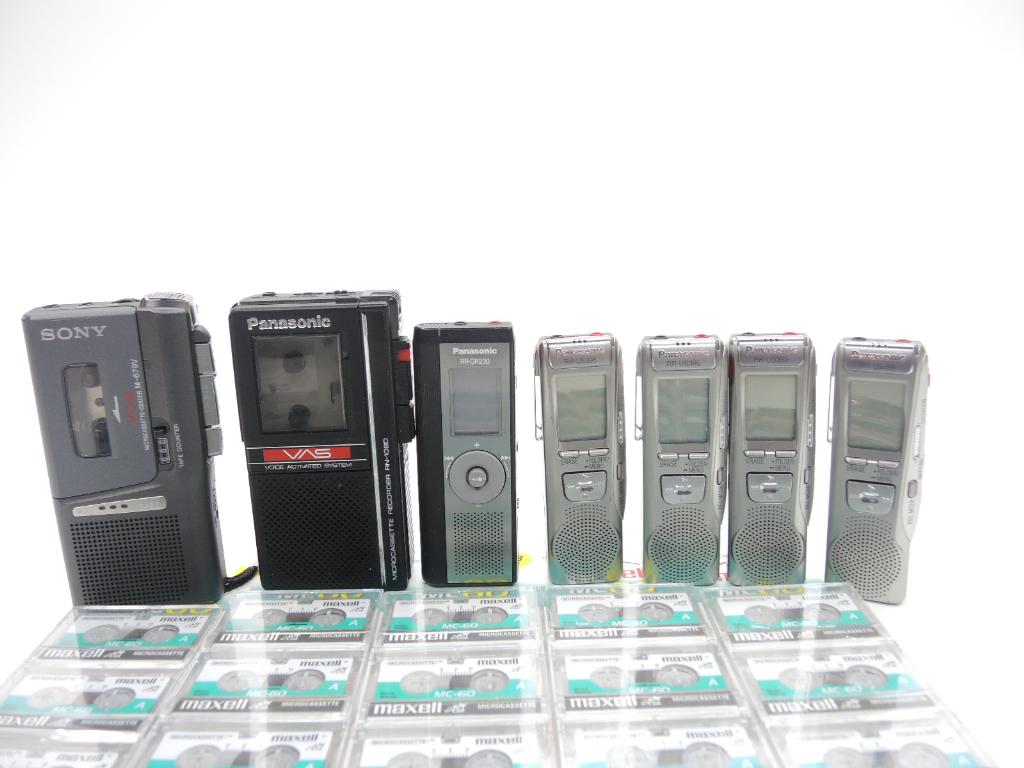 Panasonic Digital Voice Recorders And More, 7+ Pieces | Property Room