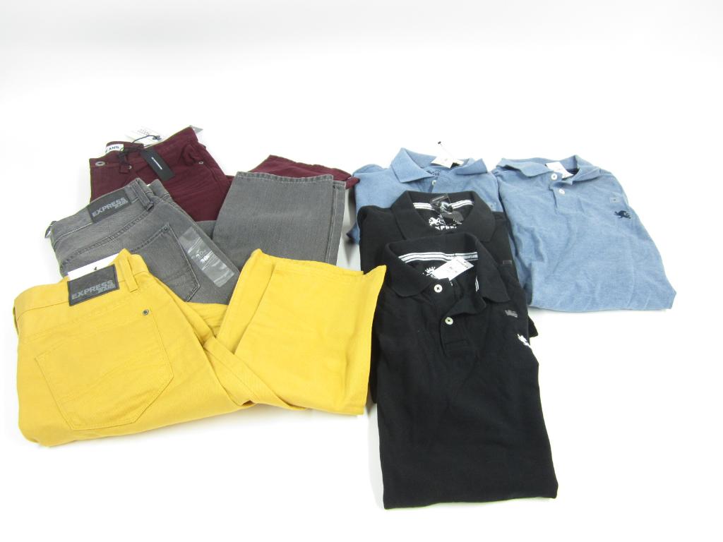 Men's Express Brand Clothing Lot, 11 Pieces | Property Room
