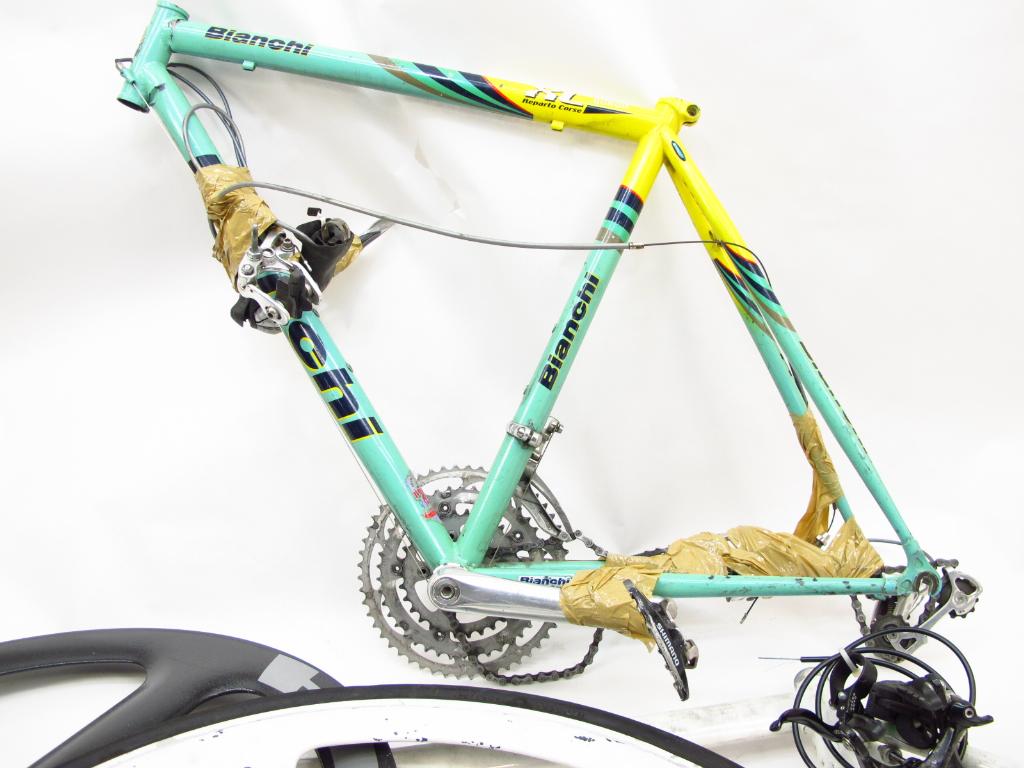 Bianchi And Fuji Bike Frames With Wheels | Property Room