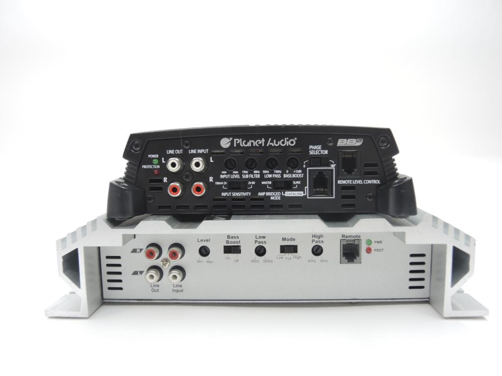 Lanzer And Planet Audio Amplifier | Property Room