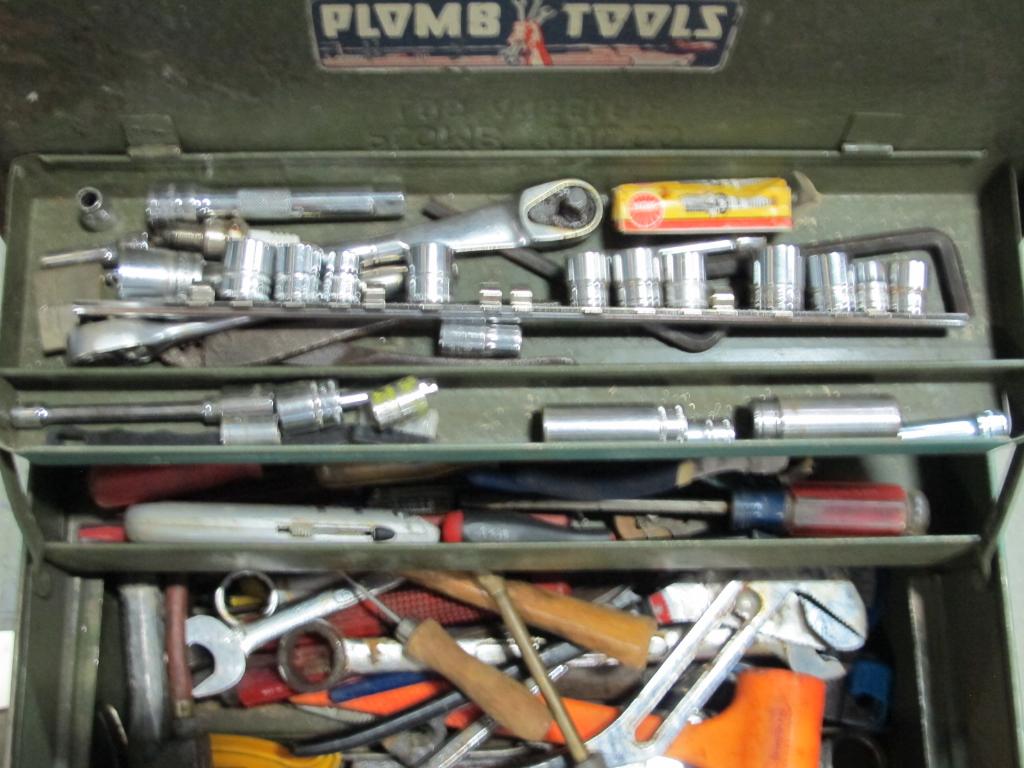 Plomb Tools Toolbox With Hand Tools, 25+ Pieces | Property Room