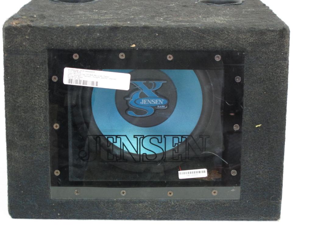 10" Jensen XS Woofer Speaker In Box | Property Room